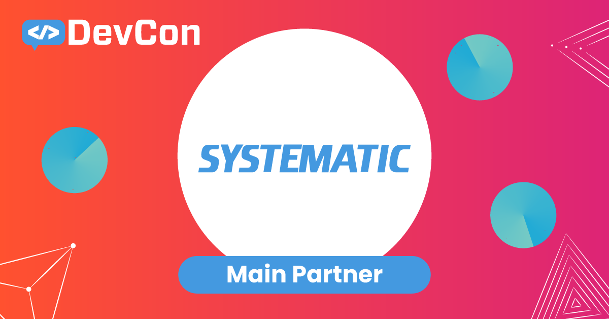Systematic is the Main Partner at DevCon 2024, for the third consecutive year - DevCon | A ...
